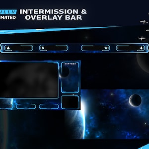 Umbra Animated Stream Package-twitch Graphic Overlay/futuristic Modern ...