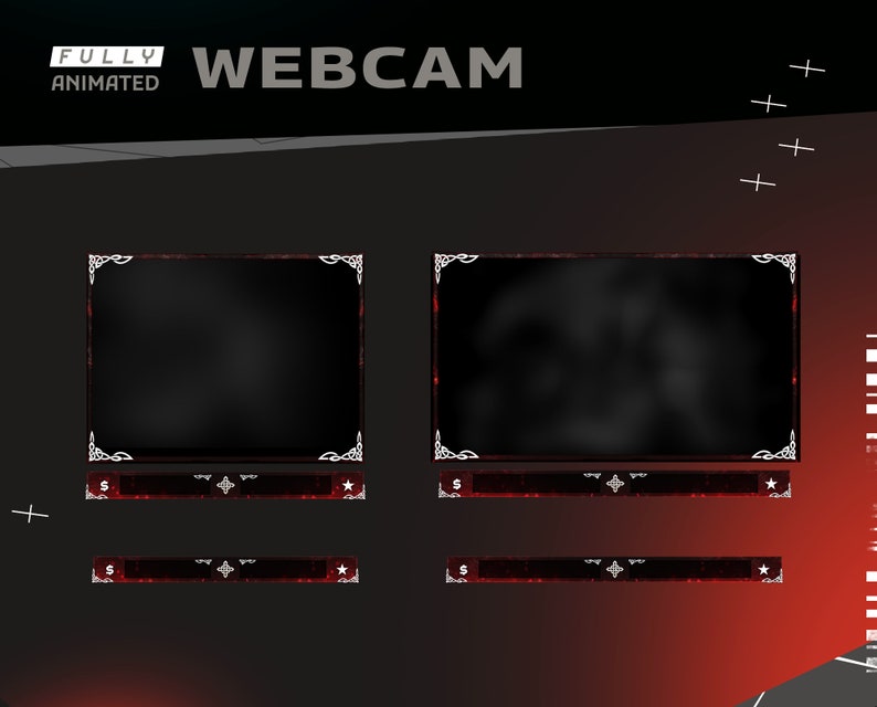 Qonquest Animated Stream Package/twitch Graphic Overlay/ Dark Gaming ...