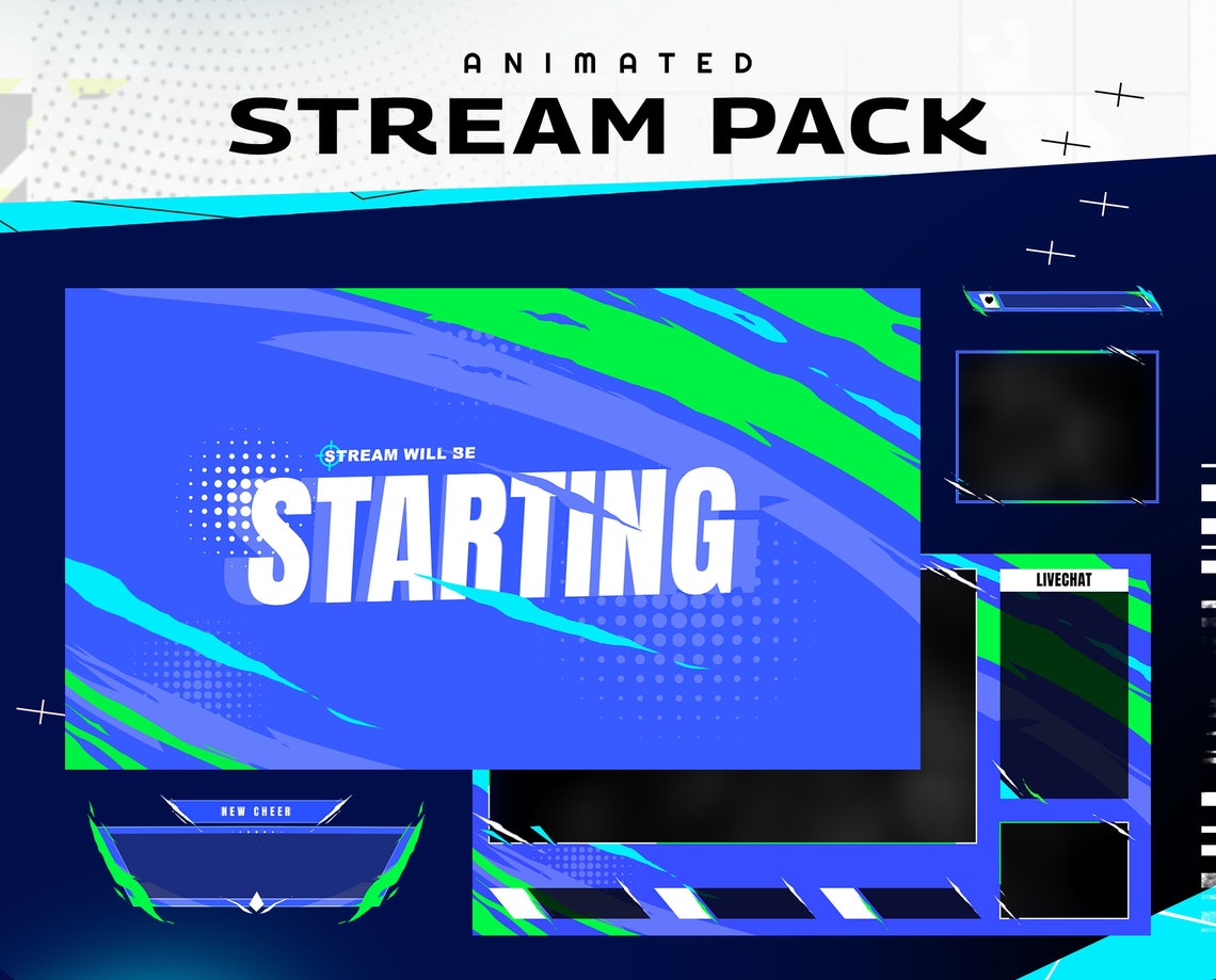 Inspire Animated Stream Package-twitch Graphic Overlay/futuristic ...