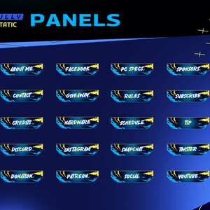 Liquid Splash Animated Twitch Overlay Package Bundle/liquid Overlay ...