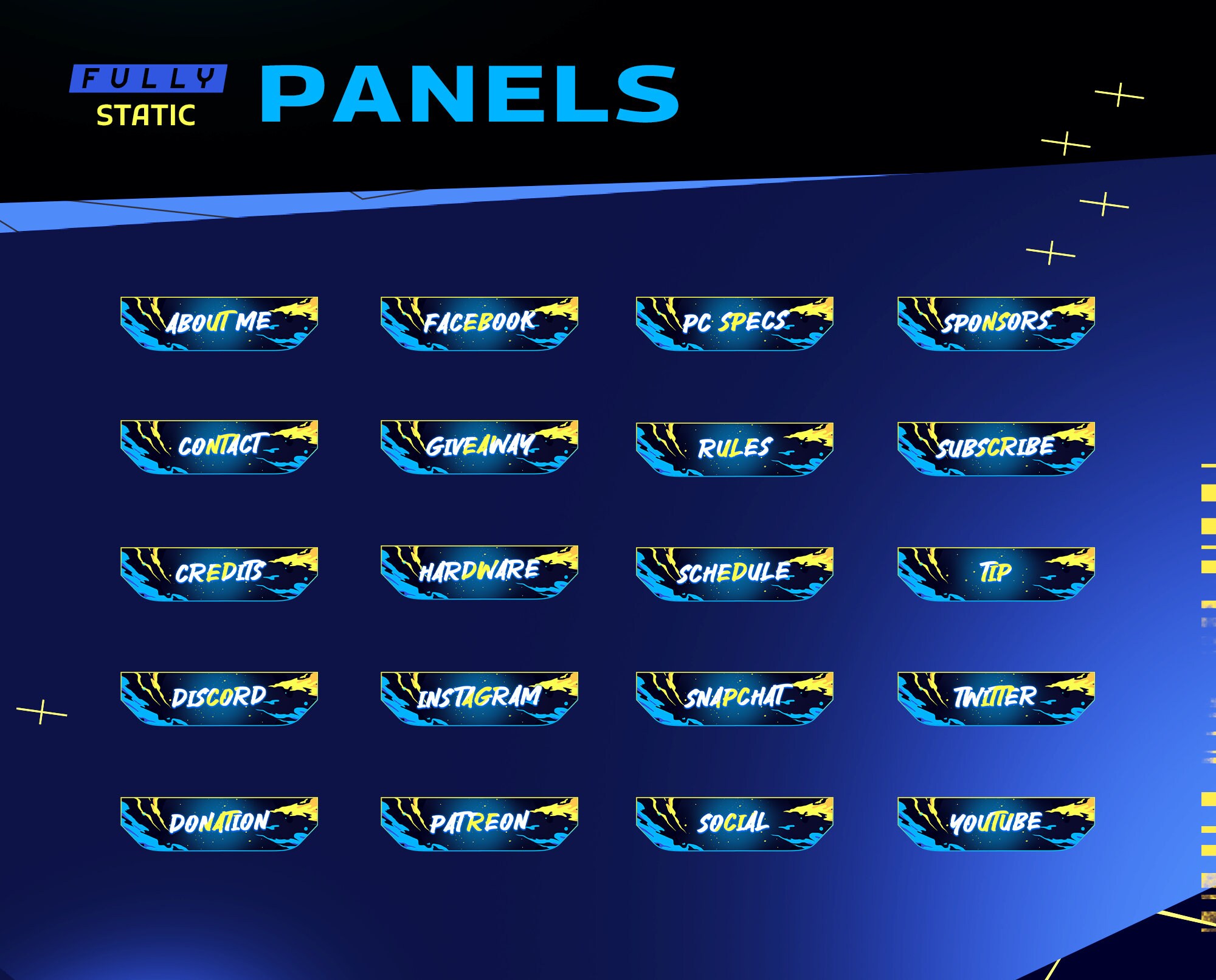 Liquid Splash Animated Twitch Overlay Package Bundle/liquid Overlay ...