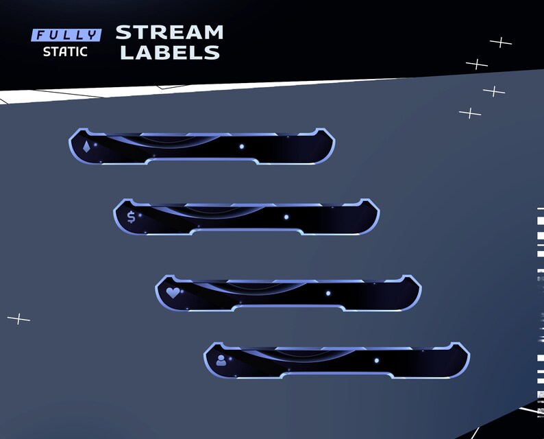 Onflow Animated Stream Pack for Twitch, Kick, Youtube/abstract Design ...