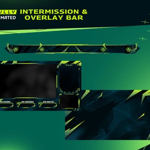 Broken Fragment Animated Twitch Overlay Package Bundle/abstract Theme ...