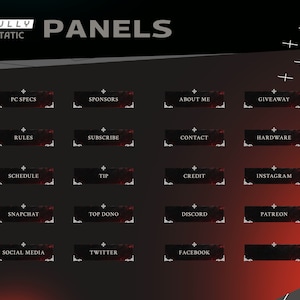 Qonquest Animated Stream Package/twitch Graphic Overlay/ Dark Gaming ...