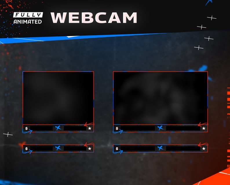 Tagging Animated Stream Package/twitch Graphic Gaming Overlay/modern ...