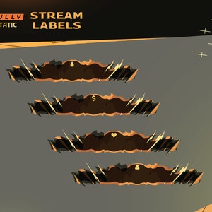 Outburst Animated Overlay Package for Twitch, Kick, Youtube/abstract ...