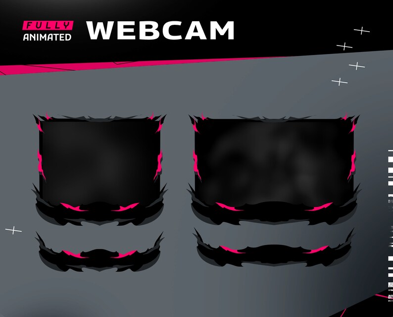 Ghost Shadow Animated Twitch Overlay Package Bundle/abstract Theme ...