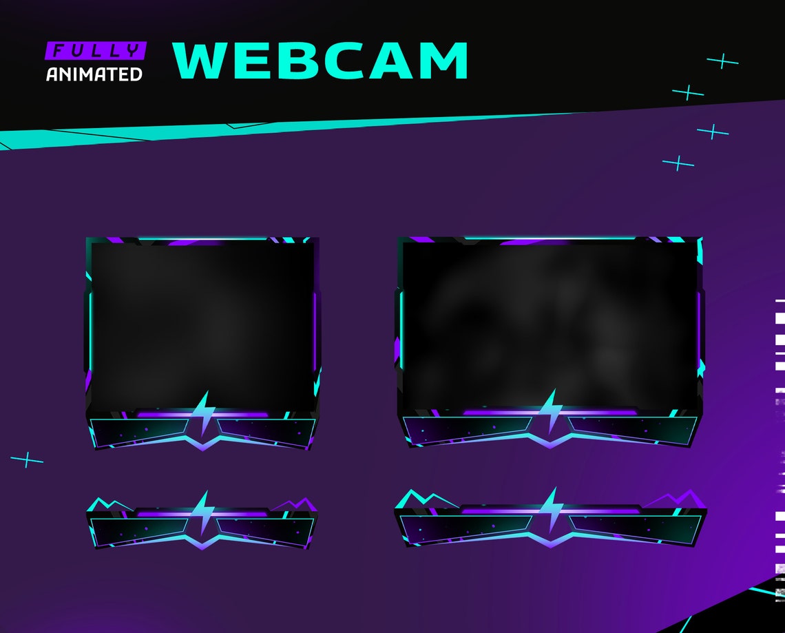 Blaze Wave Overlay Package for Twitch, Kick, Youtube/abstract Theme ...