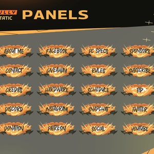 Outburst Animated Overlay Package for Twitch, Kick, Youtube/abstract ...