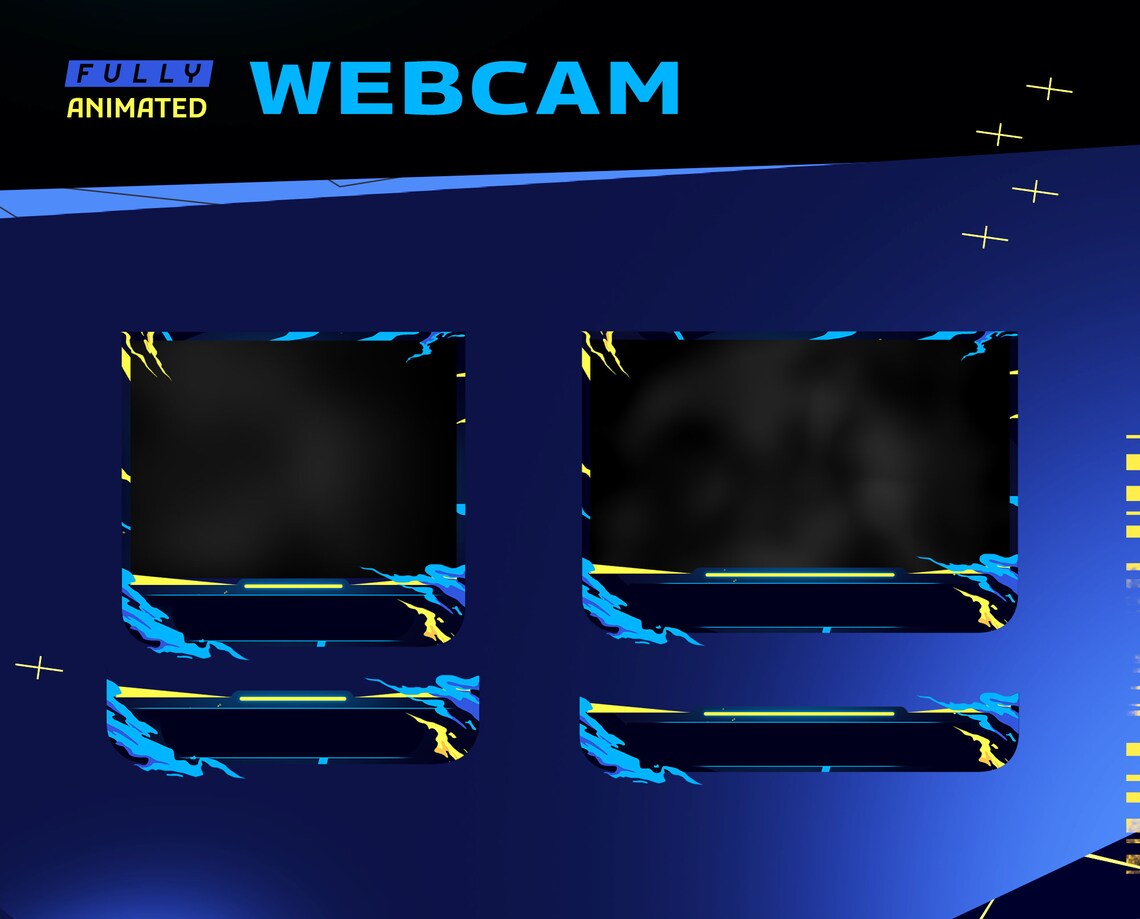 Liquid Splash Animated Twitch Overlay Package Bundle/liquid Overlay ...