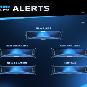 Project Future Animated Stream Package-twitch Graphic Overlay ...