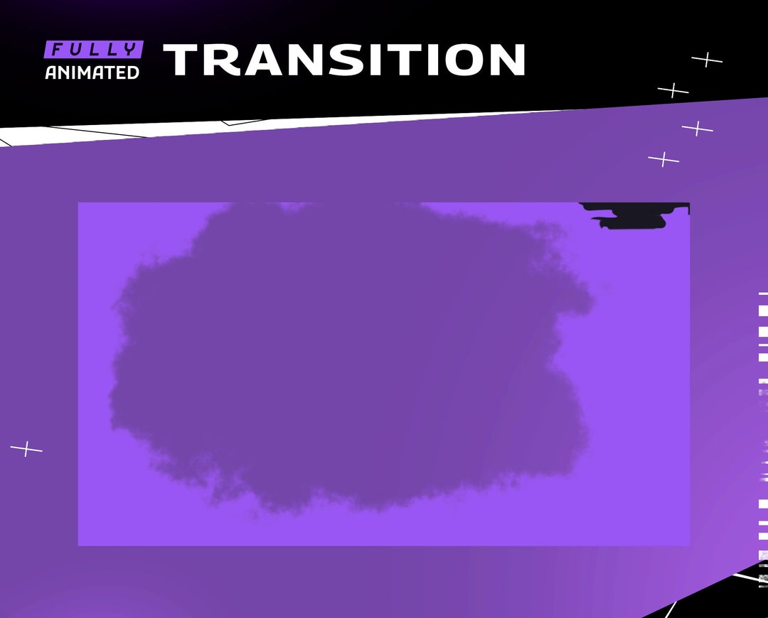 Ink Space Animated Twitch Overlay Stringer Transition Bundle/futuristic ...