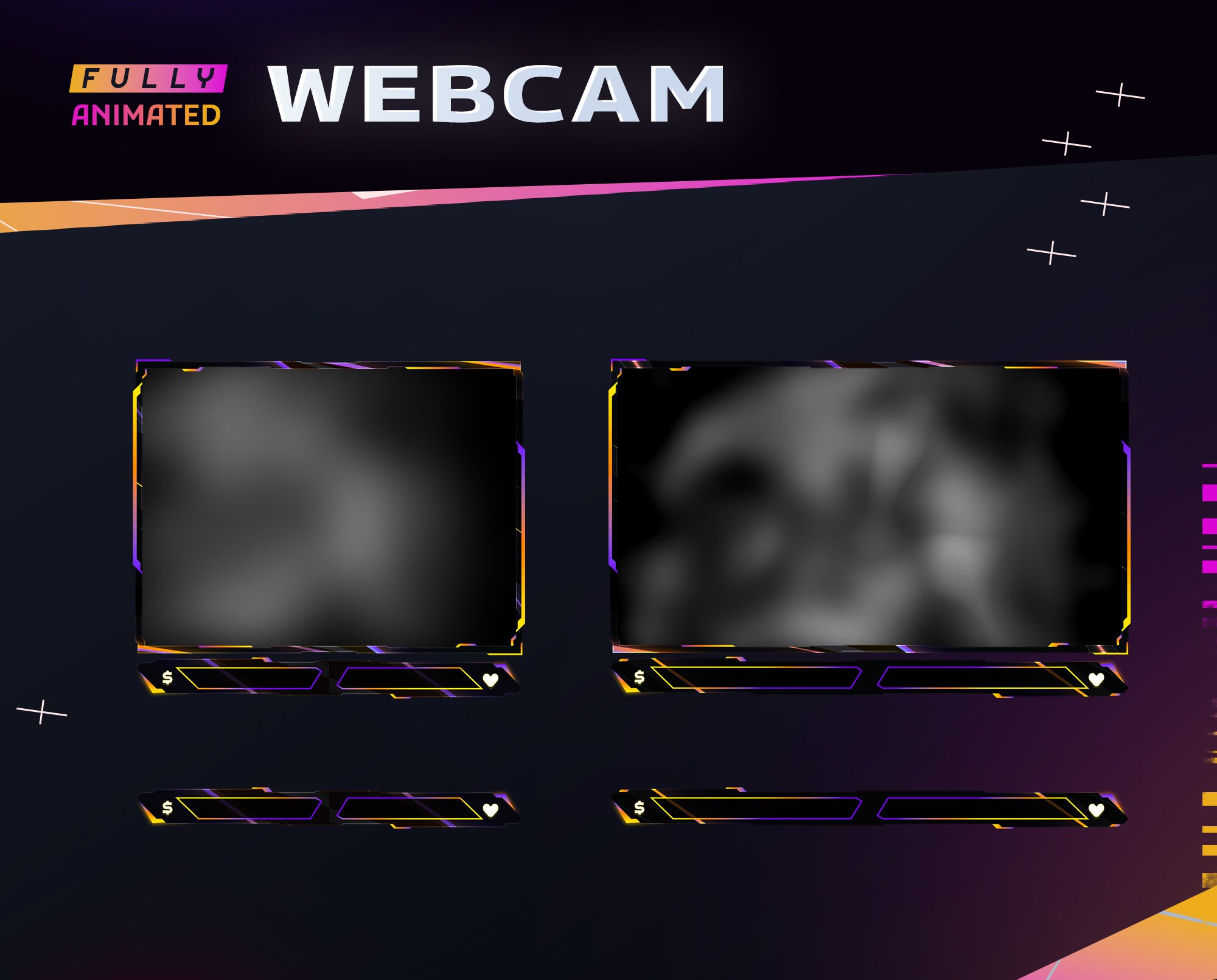 Cobalt Animated Stream Package Twitch Graphic Overlay/gamers/futuristic ...
