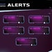 Midnight Animated Stream Alert-twitch Graphic Overlay/futuristic Modern ...