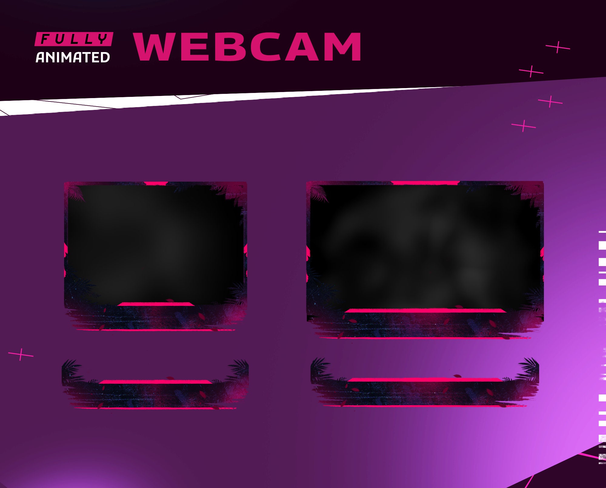 Leaves Brush Animated Twitch Overlay Package Bundle/nature Theme/leaf ...