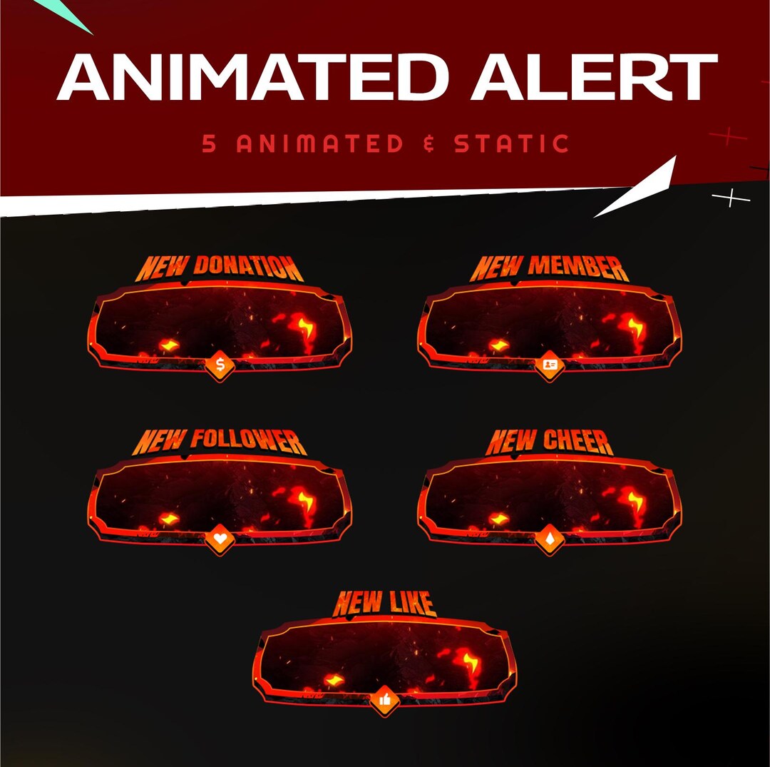 Armageddon Animated Stream Alert Package for Twitch, Kick and Youtube ...