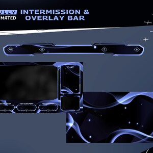 Onflow Animated Stream Pack for Twitch, Kick, Youtube/abstract Design ...