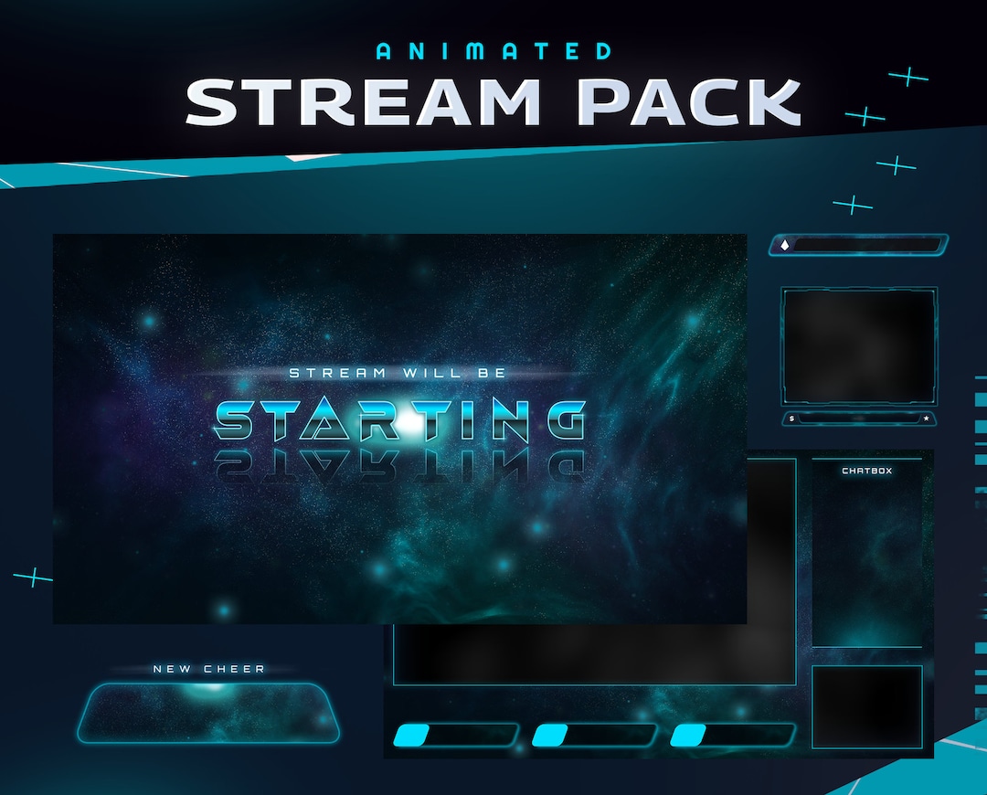 Eternity Animated Stream Package-twitch Graphic Overlay/futuristic ...