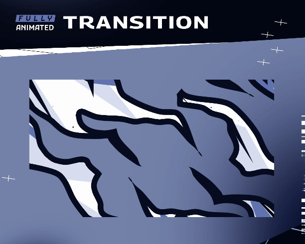 Alpha Overlay Package for Twitch, Kick, Youtube/abstract Theme/sharp ...