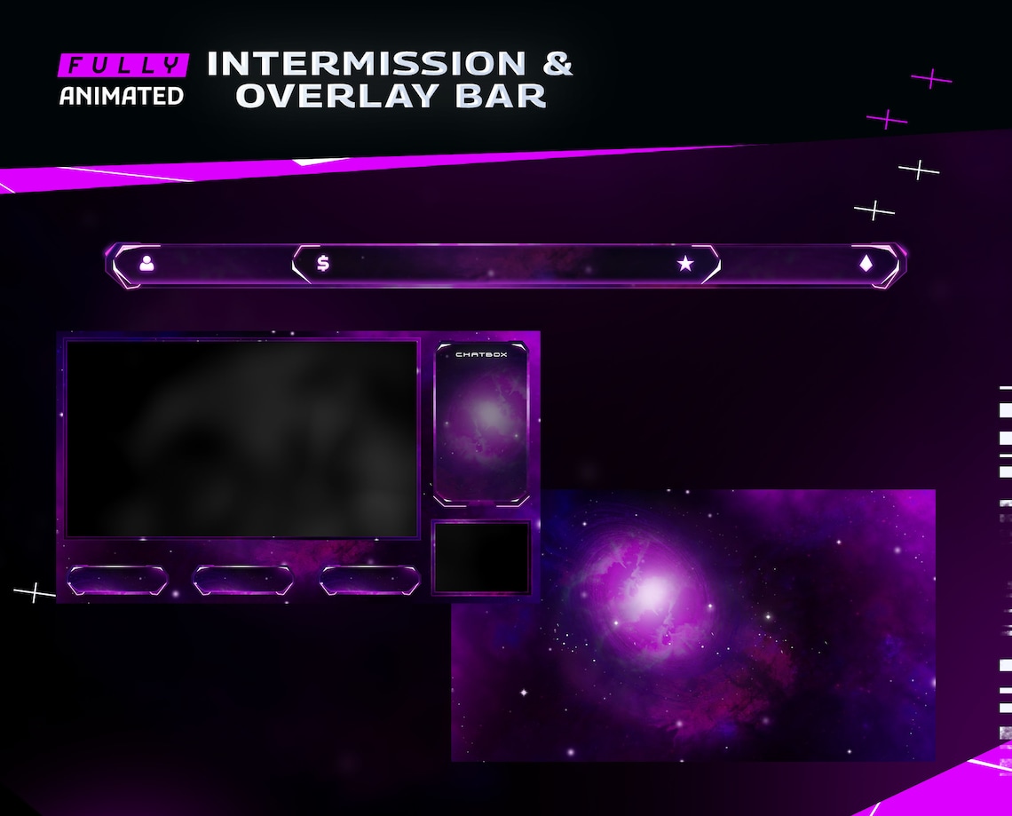 The Beyond Animated Stream Package -twitch Graphic Overlay/futuristic ...