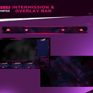 Leaves Brush Animated Twitch Overlay Package Bundle/nature Theme/leaf ...