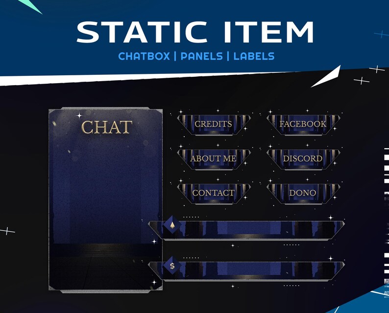 Sanctum of the Void Animated Stream Overlay Package for Twitch/castle ...