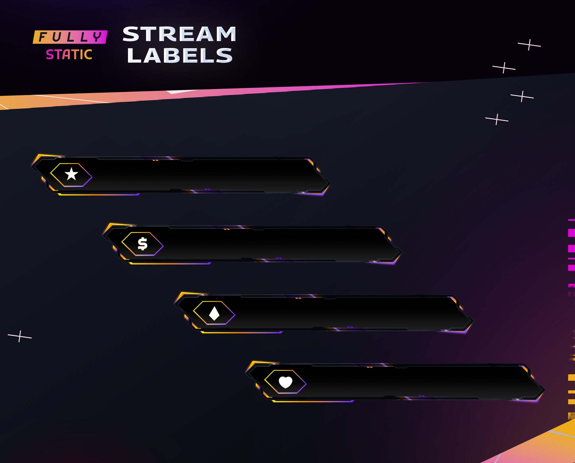 Cobalt Animated Stream Package Twitch Graphic Overlay/gamers/futuristic ...