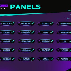 Blaze Wave Overlay Package for Twitch, Kick, Youtube/abstract Theme ...