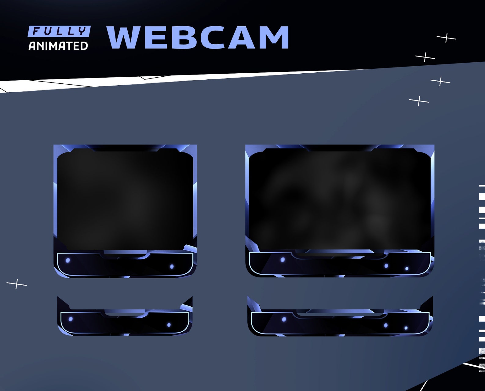 Onflow Animated Stream Pack for Twitch, Kick, Youtube/abstract Design/overlay Set/alert/dark ...