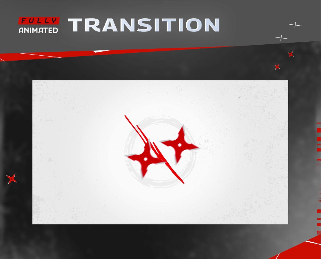 Tsushima Animated Stringer Transition-twitch Graphic Gaming Overlay/90s ...