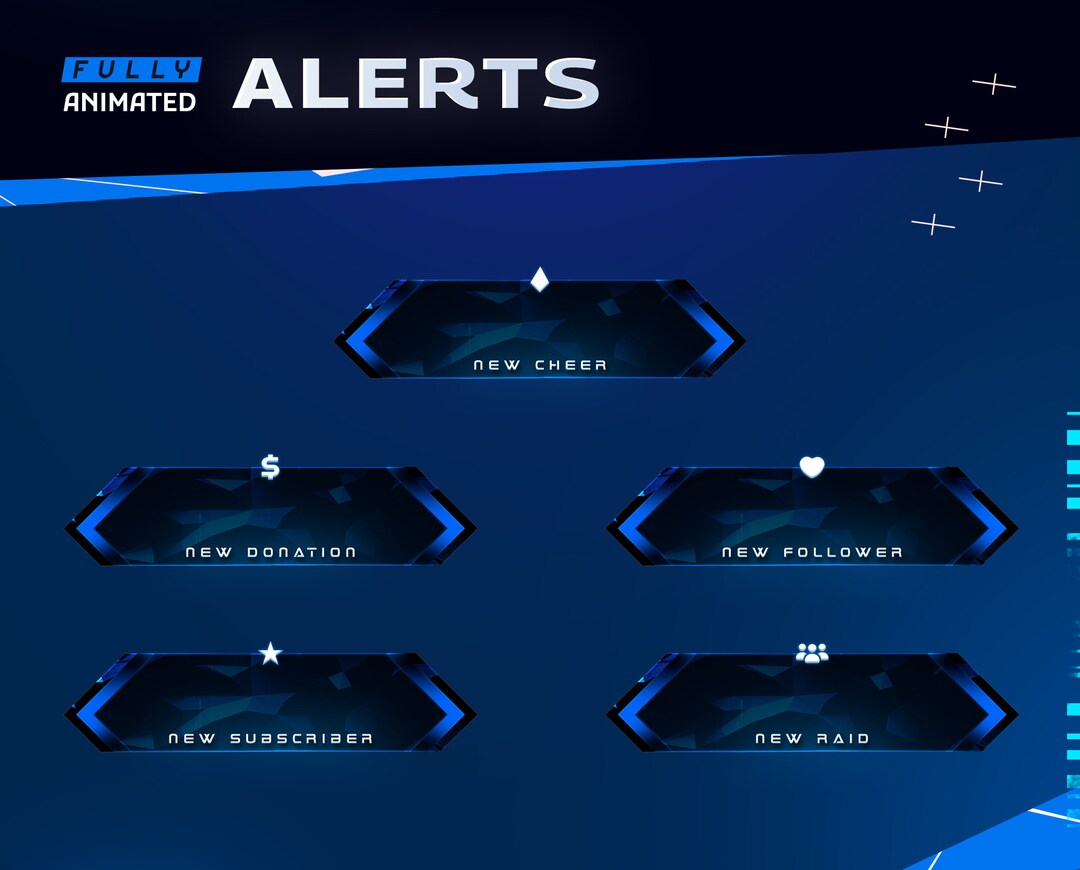 Infinite Animated Stream Alert Package-twitch Overlay/stream Graphic ...