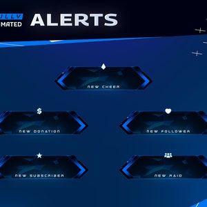 Infinite Animated Stream Alert Package-twitch Overlay/stream Graphic ...