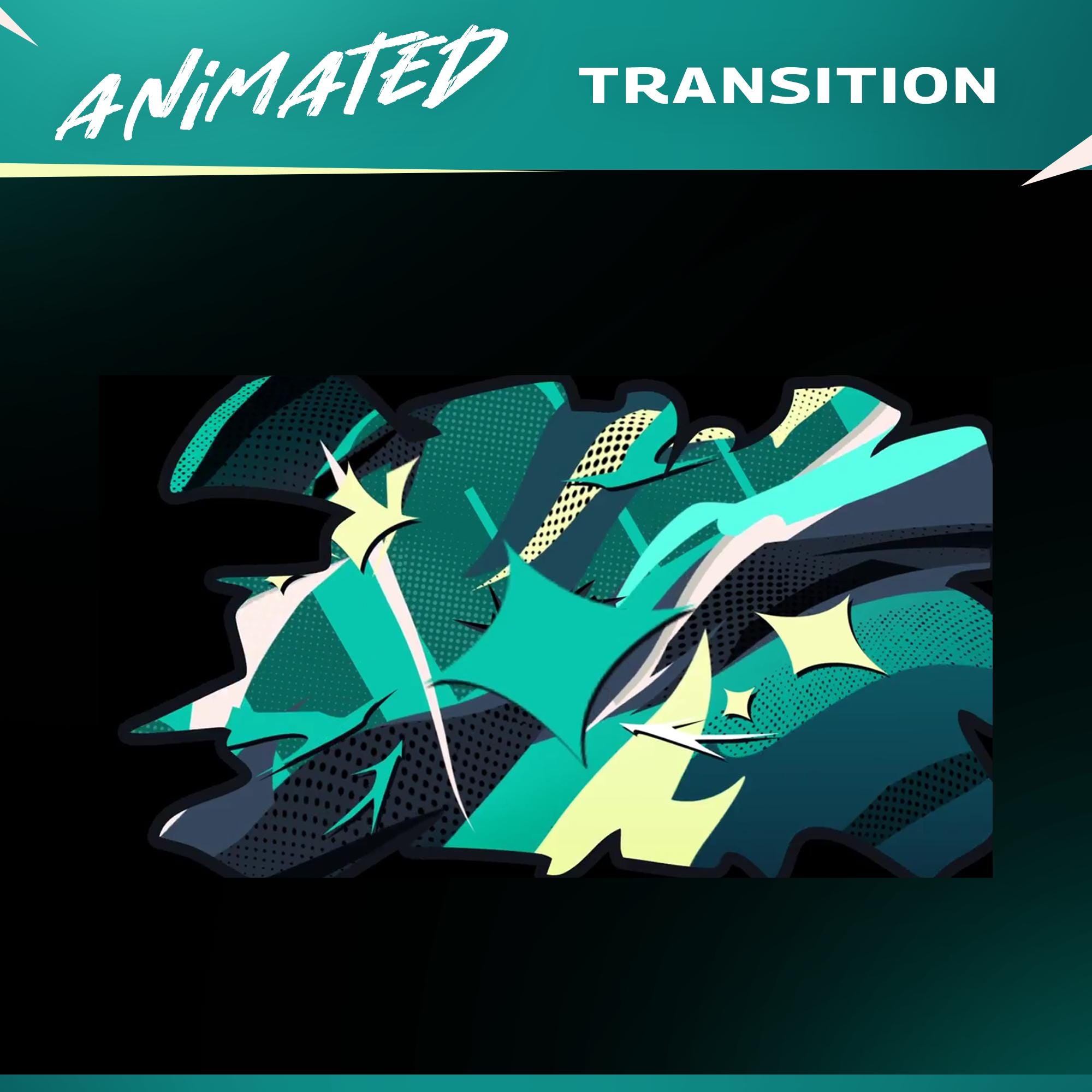 Animated Persona Stream Overlay: Neon Teal Cyber Style for Twitch and ...
