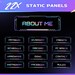 Animated Hologram Nexus Stream Overlay: Futuristic Neon Gradient for ...