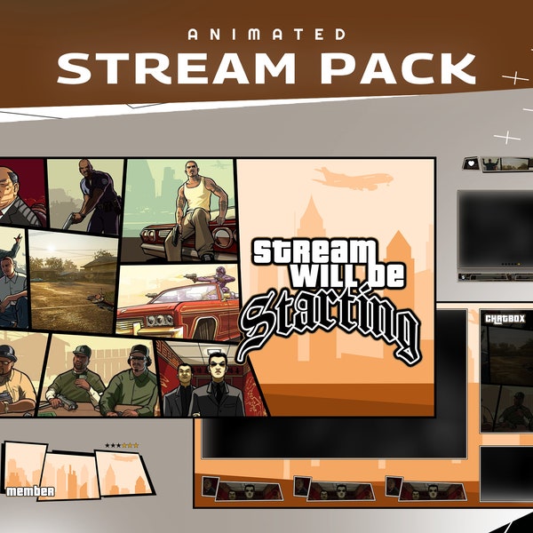 Gta Twitch Overlay - Etsy