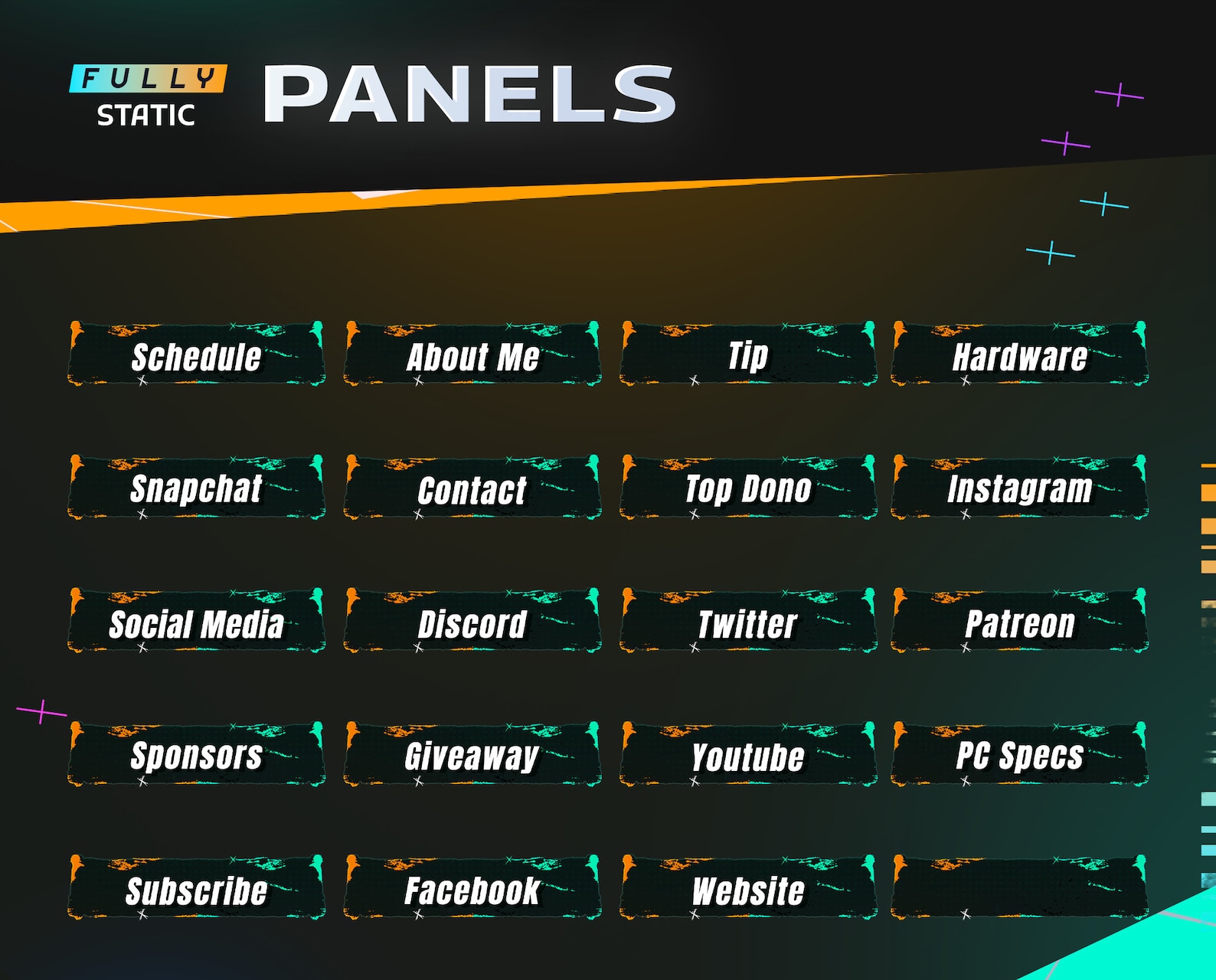 Vandalism Alley Animated Stream Package - Twitch Graphic Gaming Overlay ...