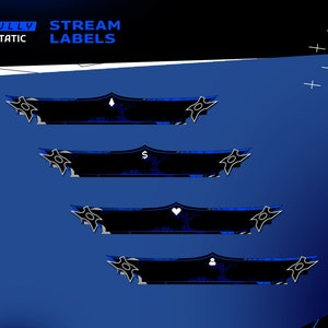 Ninja Animated Twitch Overlay Package Bundle/abstract Theme/streamer ...