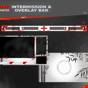 Tsushima Animated Stream Package-twitch Graphic Gaming Overlay/japanese ...