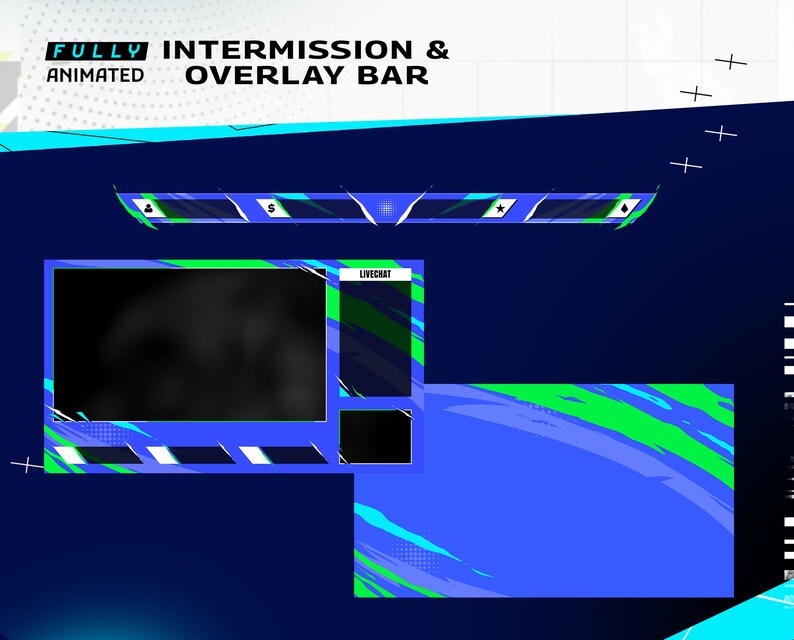 Inspire Animated Stream Package-twitch Graphic Overlay/futuristic ...