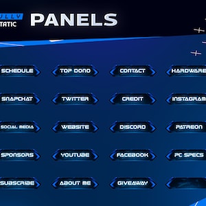 Infinite Animated Stream Package-twitch Overlay/stream Graphic ...