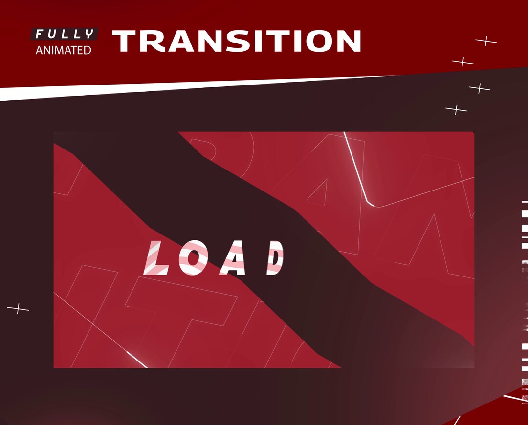 Razor Edge Animated Stinger Transition/twitch Graphics/stream Graphics ...