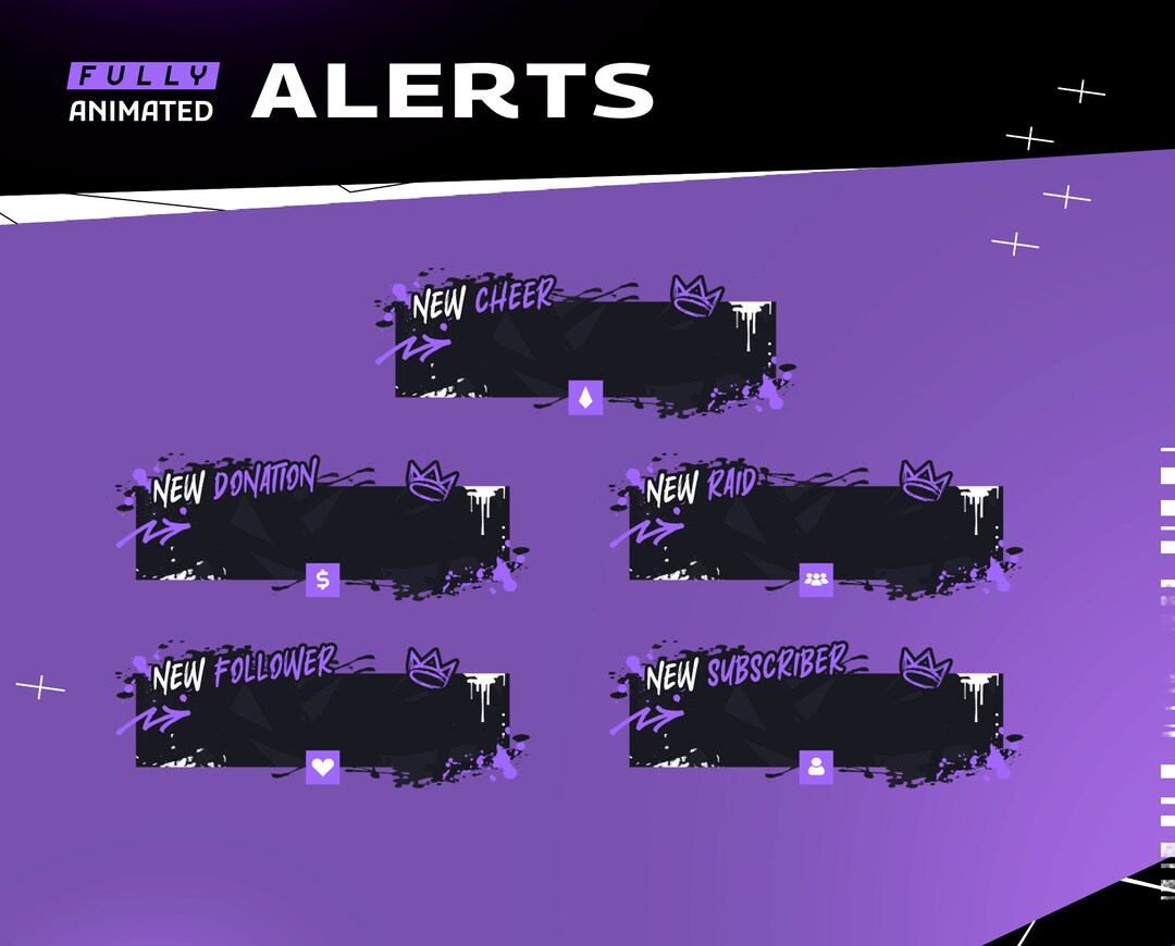 Ink Space Animated Stream Alert/modern Futuristic Design/awesome ...