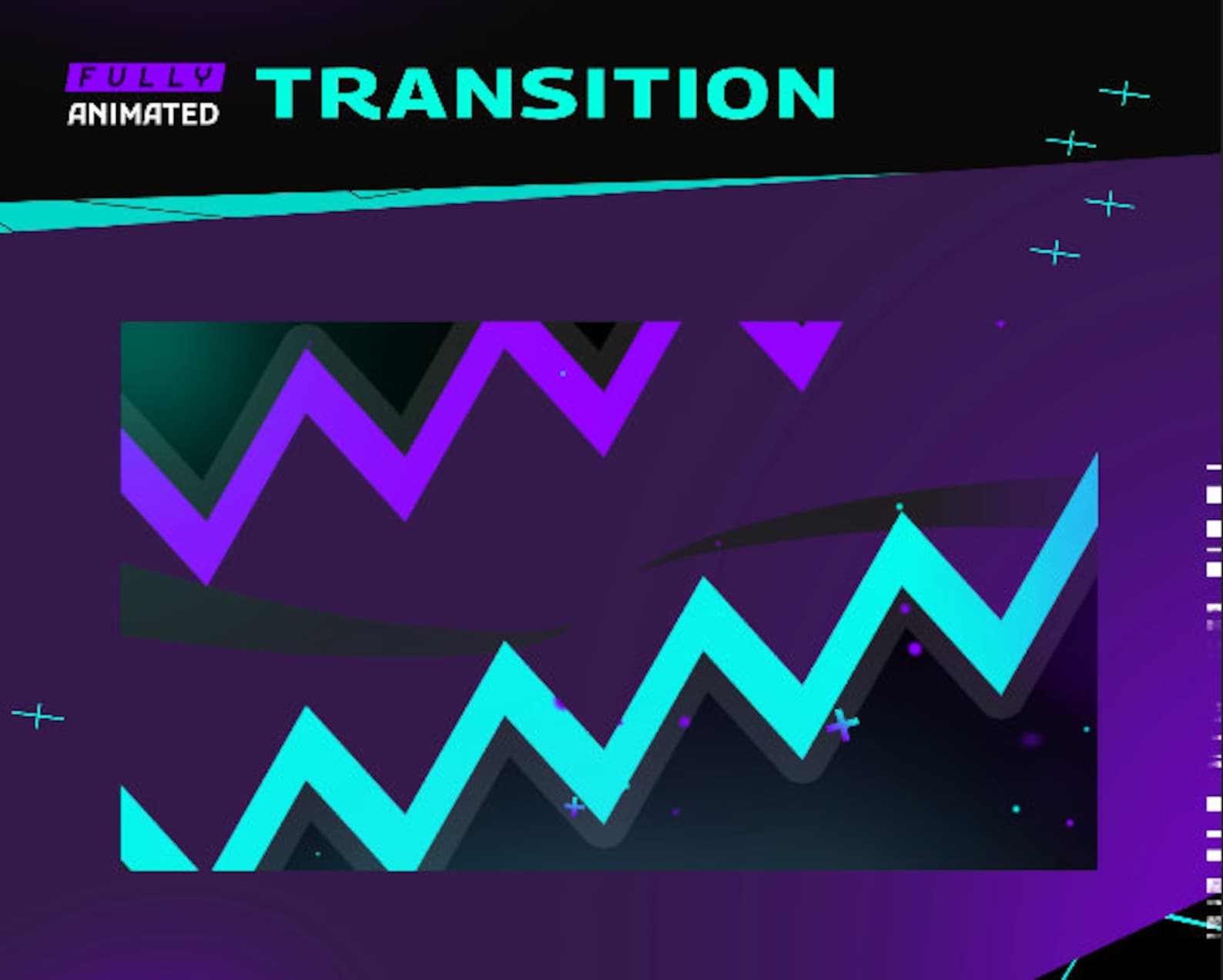 Blaze Wave Overlay Package for Twitch, Kick, Youtube/abstract Theme ...