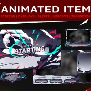 Infinite Smoke Stream Overlay Package for Twitch, Kick, Youtube ...