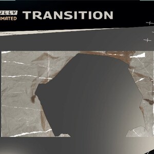 Grunge Paper Animated Twitch Overlay Stringer Transition Bundle/dark ...