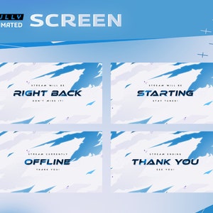 Courage Animated Stream Package-twitch Graphic Overlay/futuristic ...