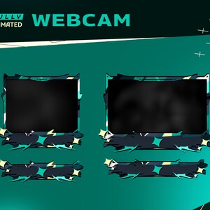 Persona Overlay Package for Twitch, Kick, Youtube/abstract Theme/comic ...