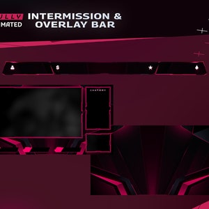 Rupture Animated Stream Package - Twitch Graphic Overlay/gamer ...