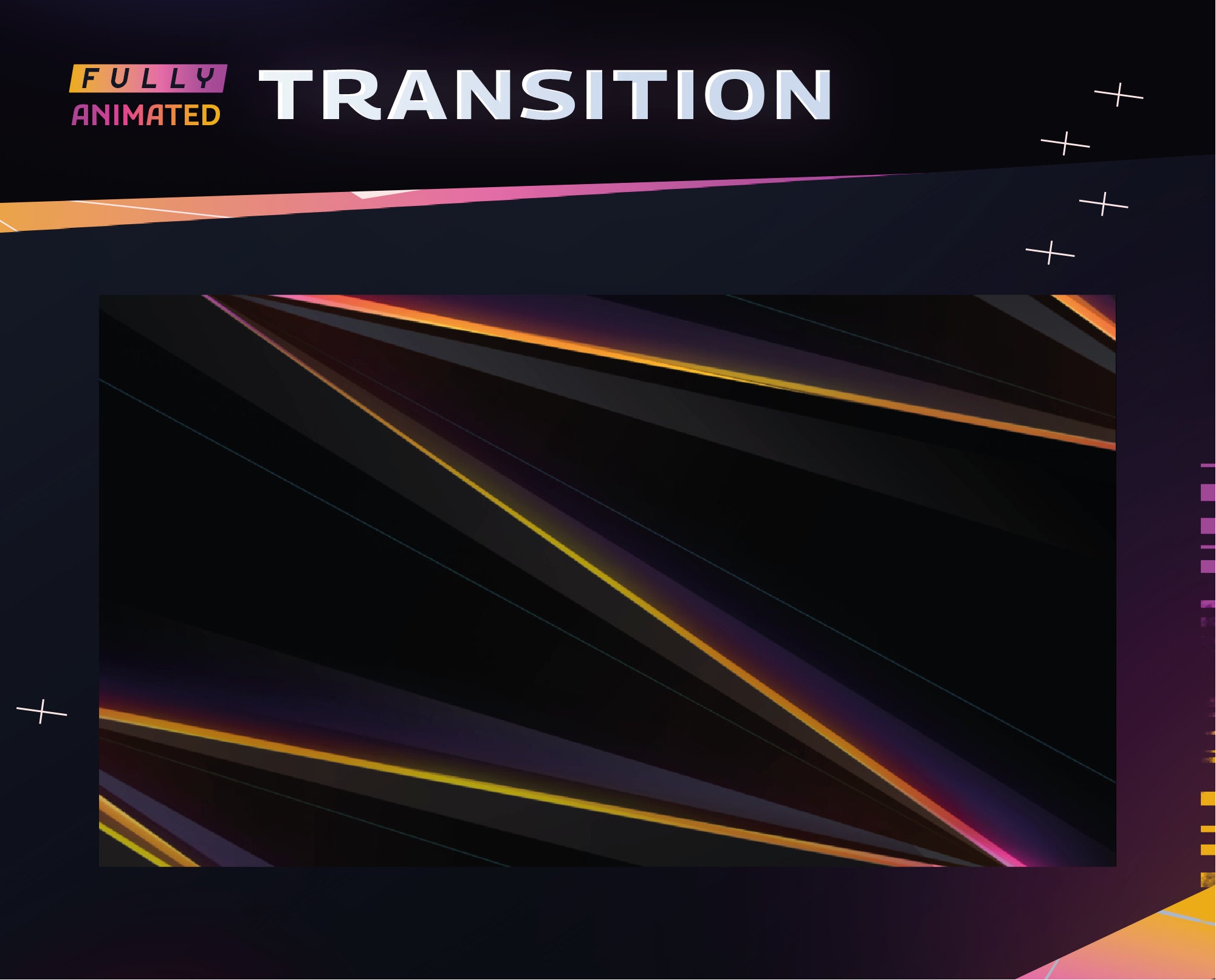 Cobalt Animated Stringer Transition - Twitch Graphic Overlay/gamers ...