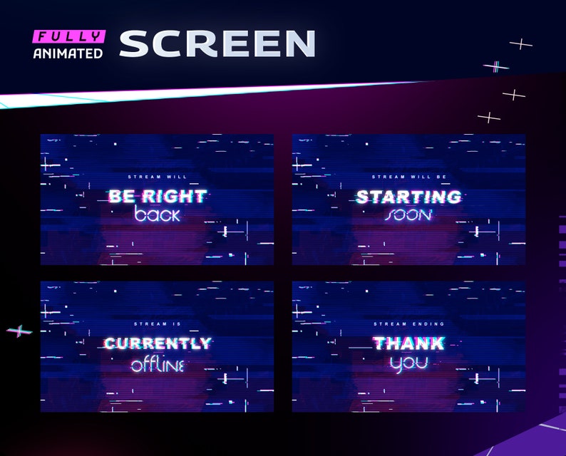 Malfunction Animated Stream Package-twitch Graphic - Etsy